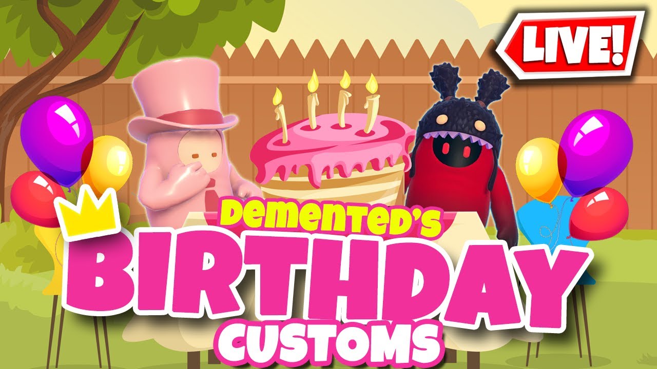 🔴live Fall Guys 🍰 Dementeds Birthday Spectacular 🎈 Leaderboard 🟥vs⬜