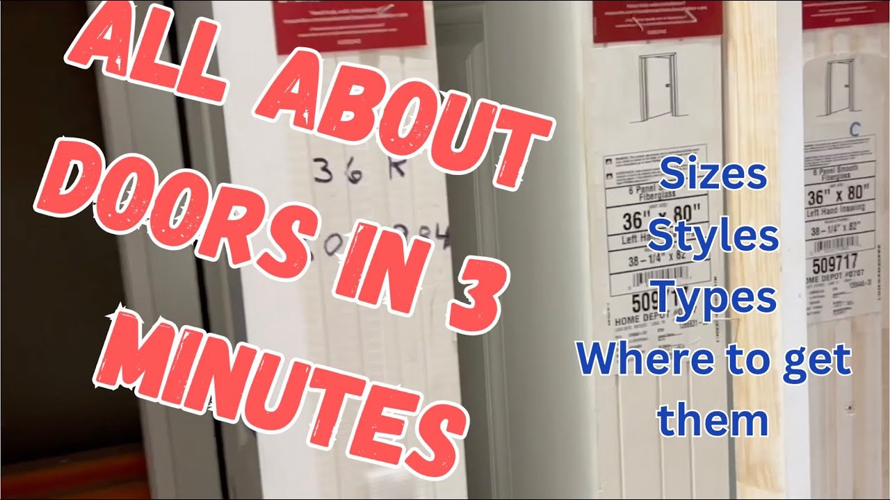 Learn size, type and style of doors in 3 minutes - YouTube
