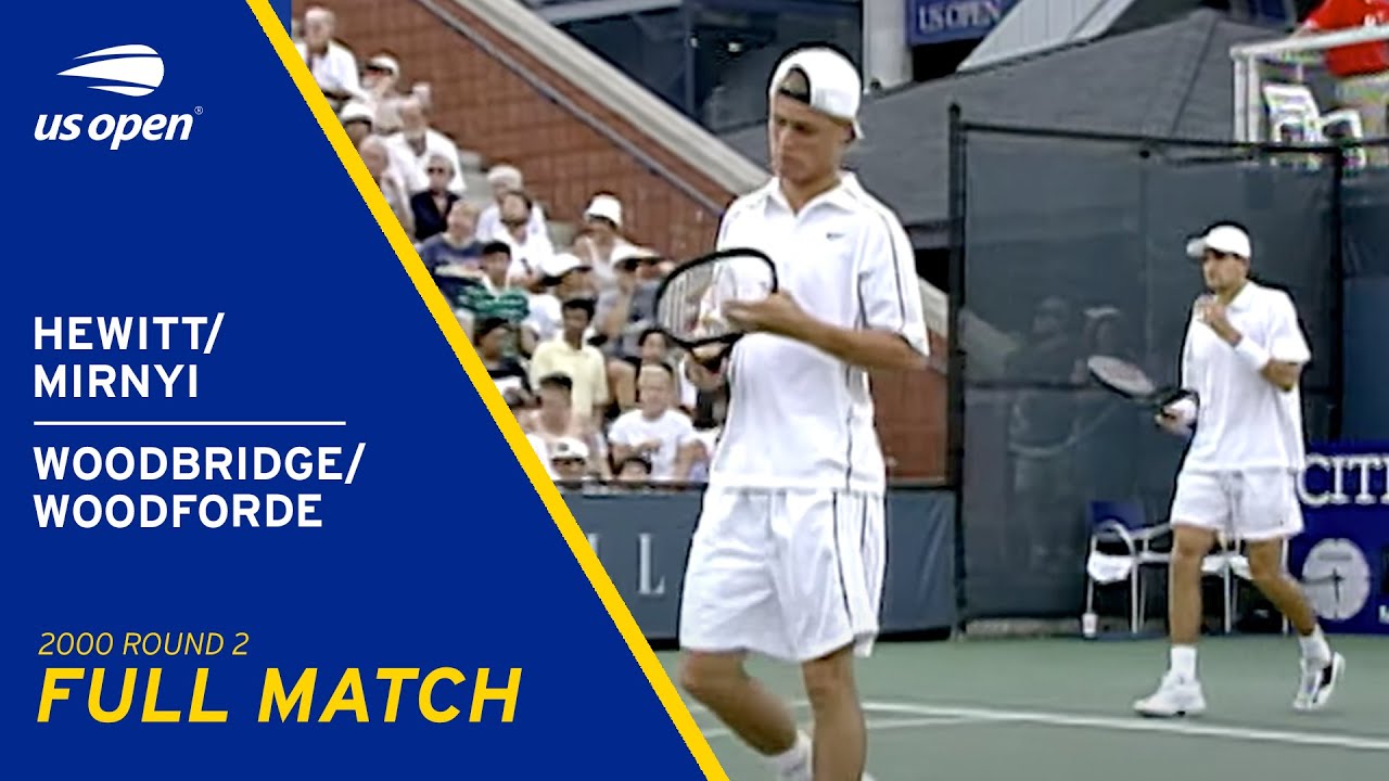 Hewitt/Mirnyi vs Woodbridge/Woodforde Full Match | 2000 US Open Round 2 ...