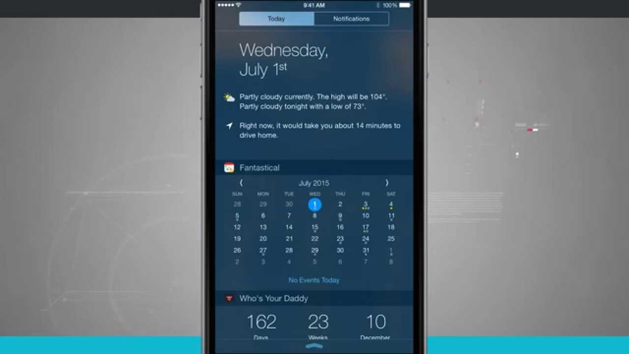 iPhone 6 Tips - How to Add Notification Center Widgets - YouTube