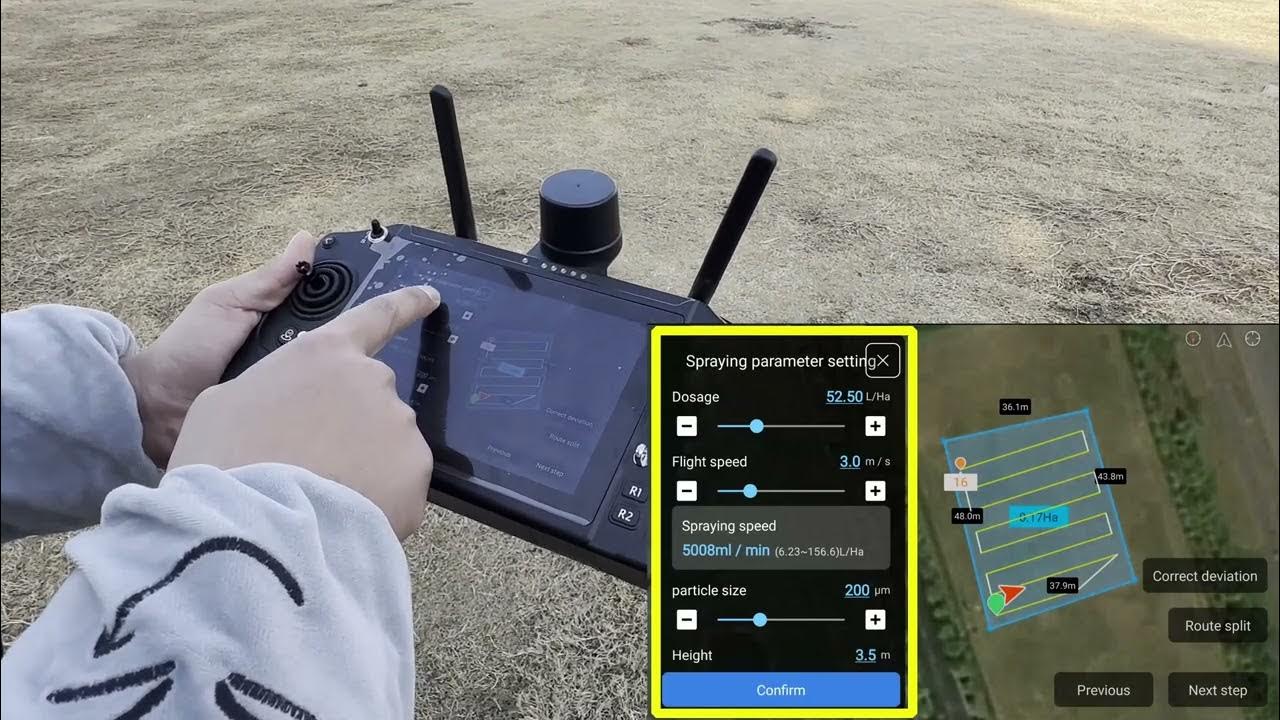 Topxgun Tutorial | FP500 Agricultural Drone Fully Autonomous Operation - YouTube