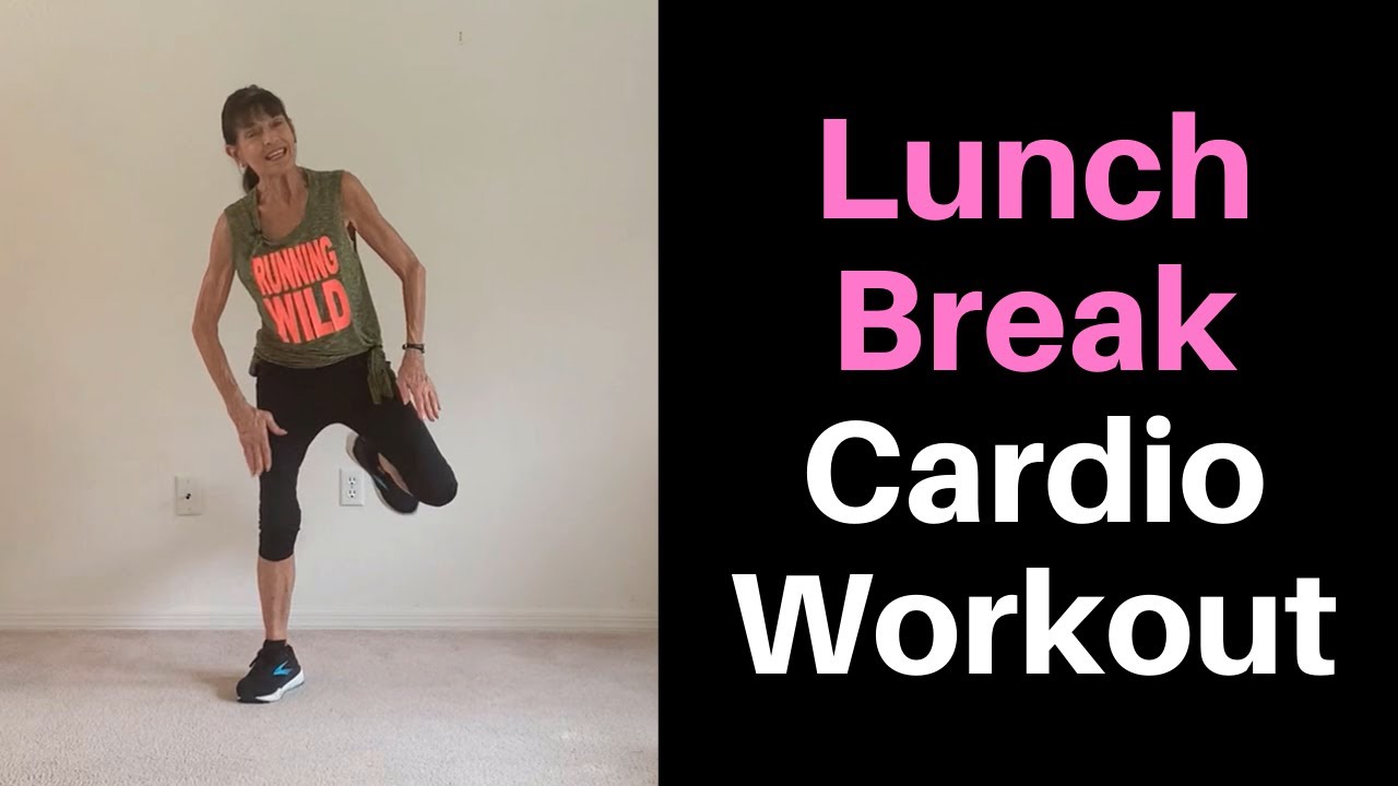 Lunch Break Cardio Workout - Short On Time Quick Workouts - YouTube