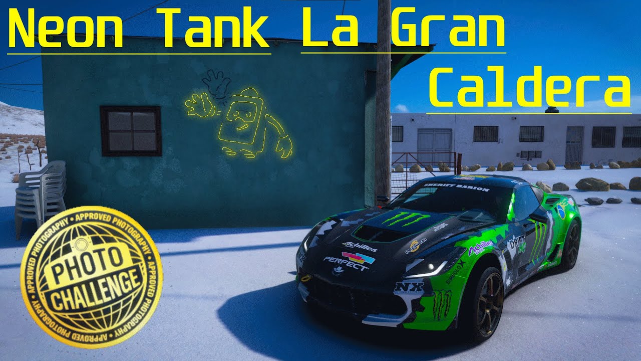 Neon Tank at the top of the La Gran Caldera | Forza Horizon 5 - YouTube