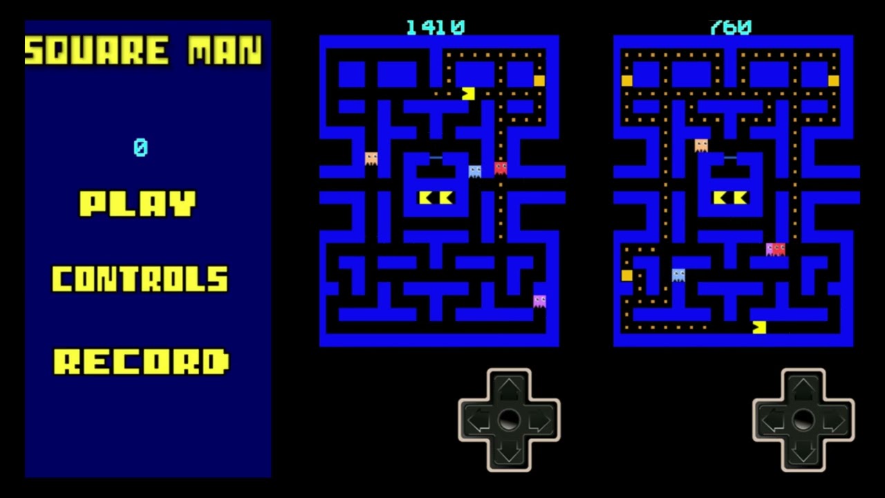 squareman pacman - YouTube