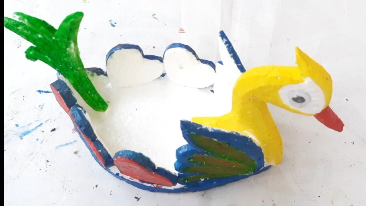 How To Make Thermocol Boat For Kartika Purnima // Thermocol Boita ...