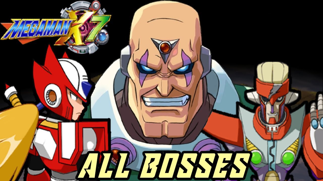Mega Man X7 - All Bosses [Zero | No Damage | Hard] - YouTube