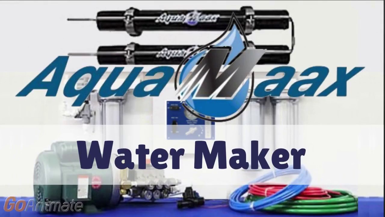 AquaMaax Marine R O Desalinating Water Maker by ElectroMaax - YouTube