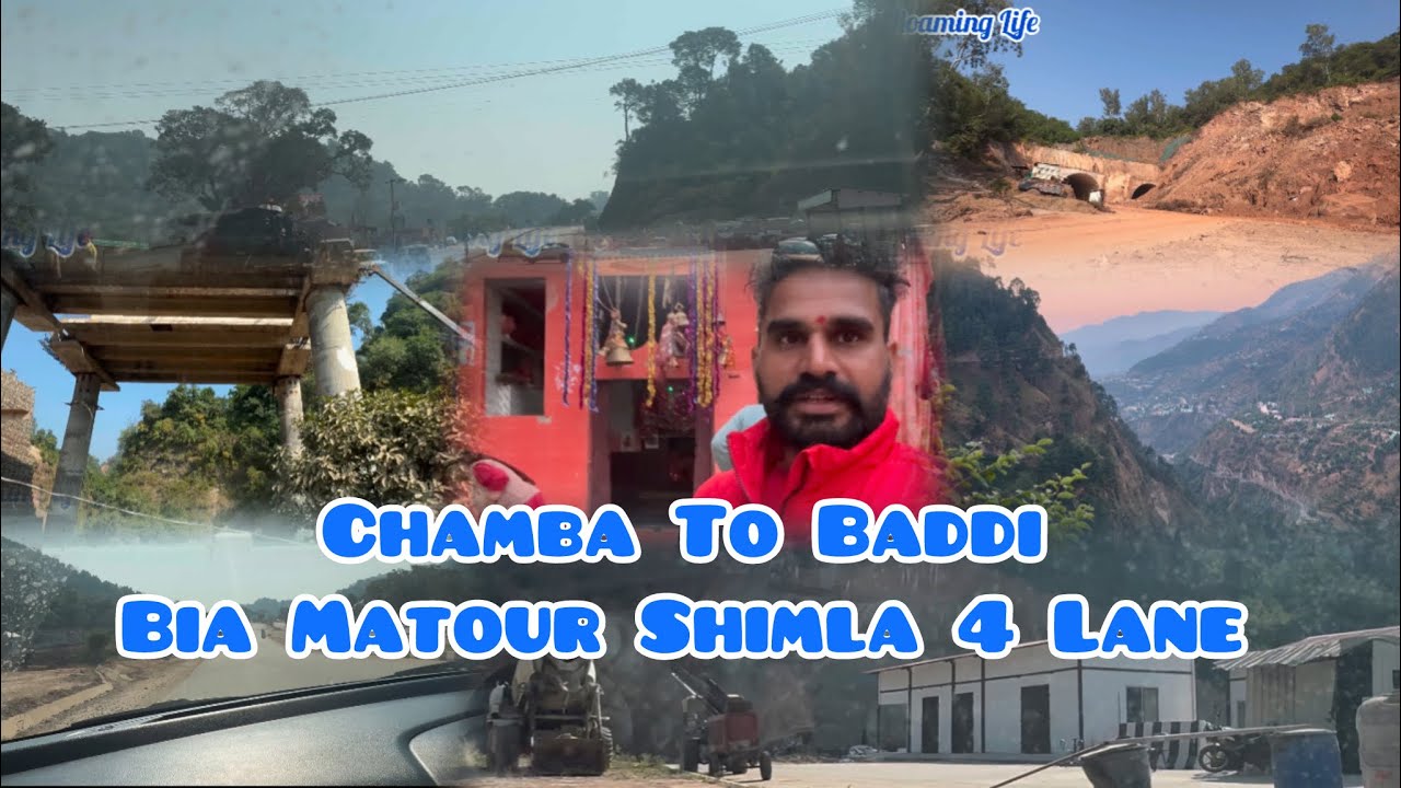 Tissa Chamba se Baddi via Matour Shimla Four Lane #ShimlaMatourFourlane ...