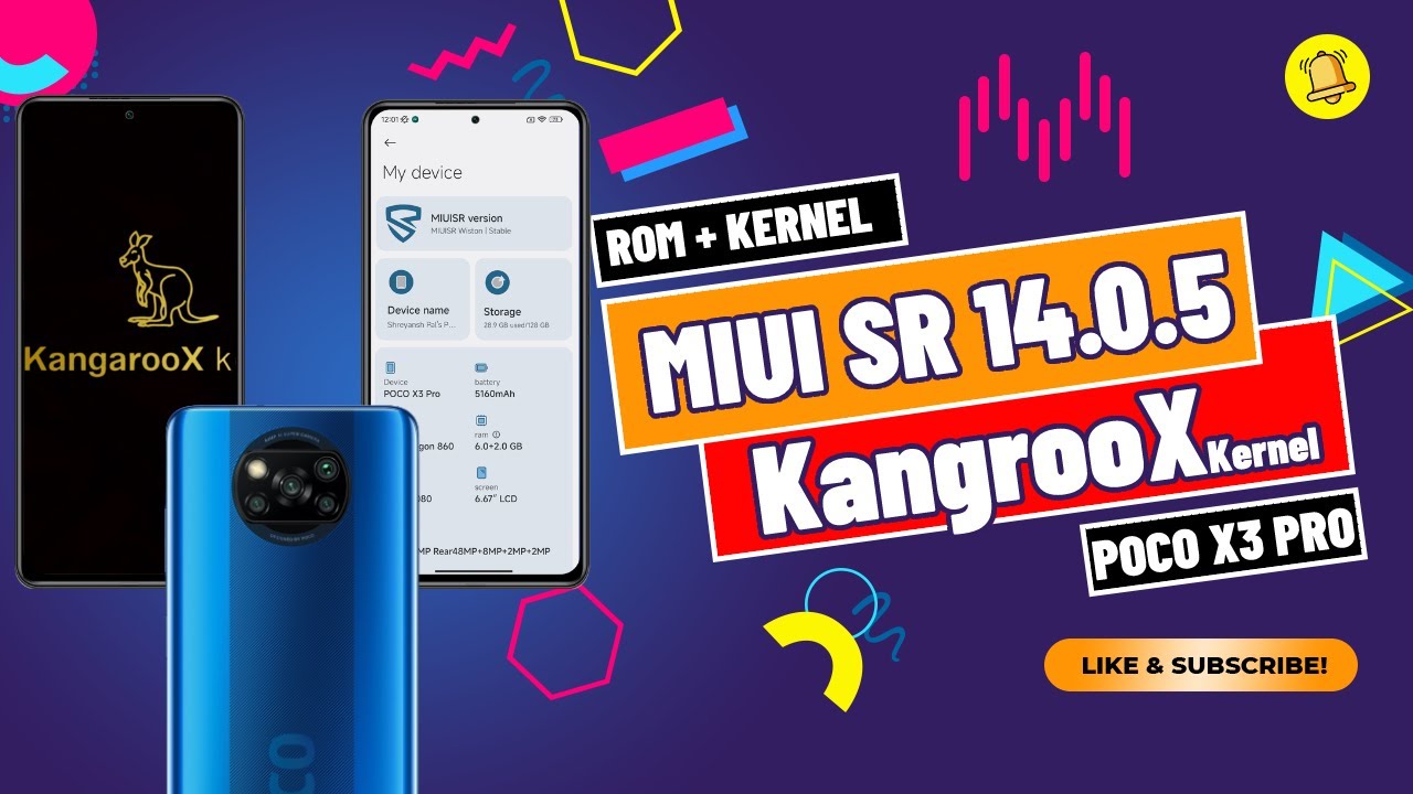 ROM + KERNEL COMBO FT: MIUI SR WITH KANGROOX KERNEL FOR POCO X3 PRO 🔥 ...