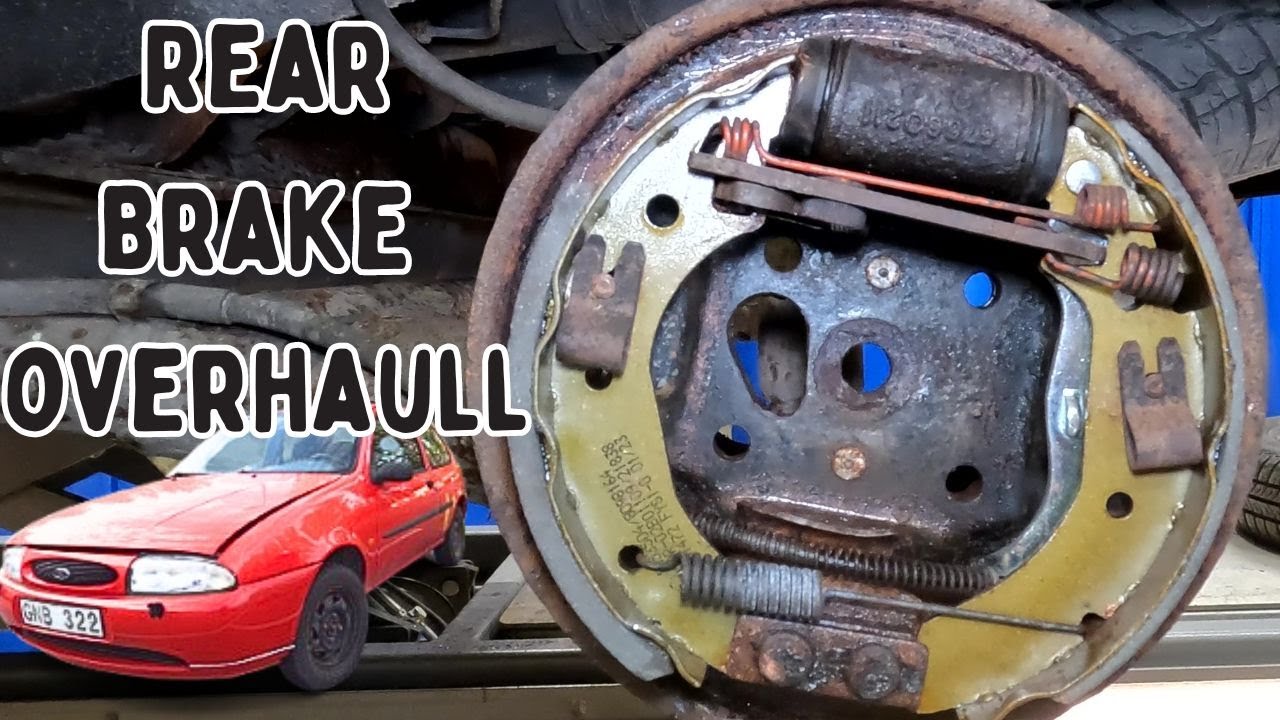 GUIDE, Not moved in YEARS! Complete brake overhaul Mk4 Fiesta - YouTube
