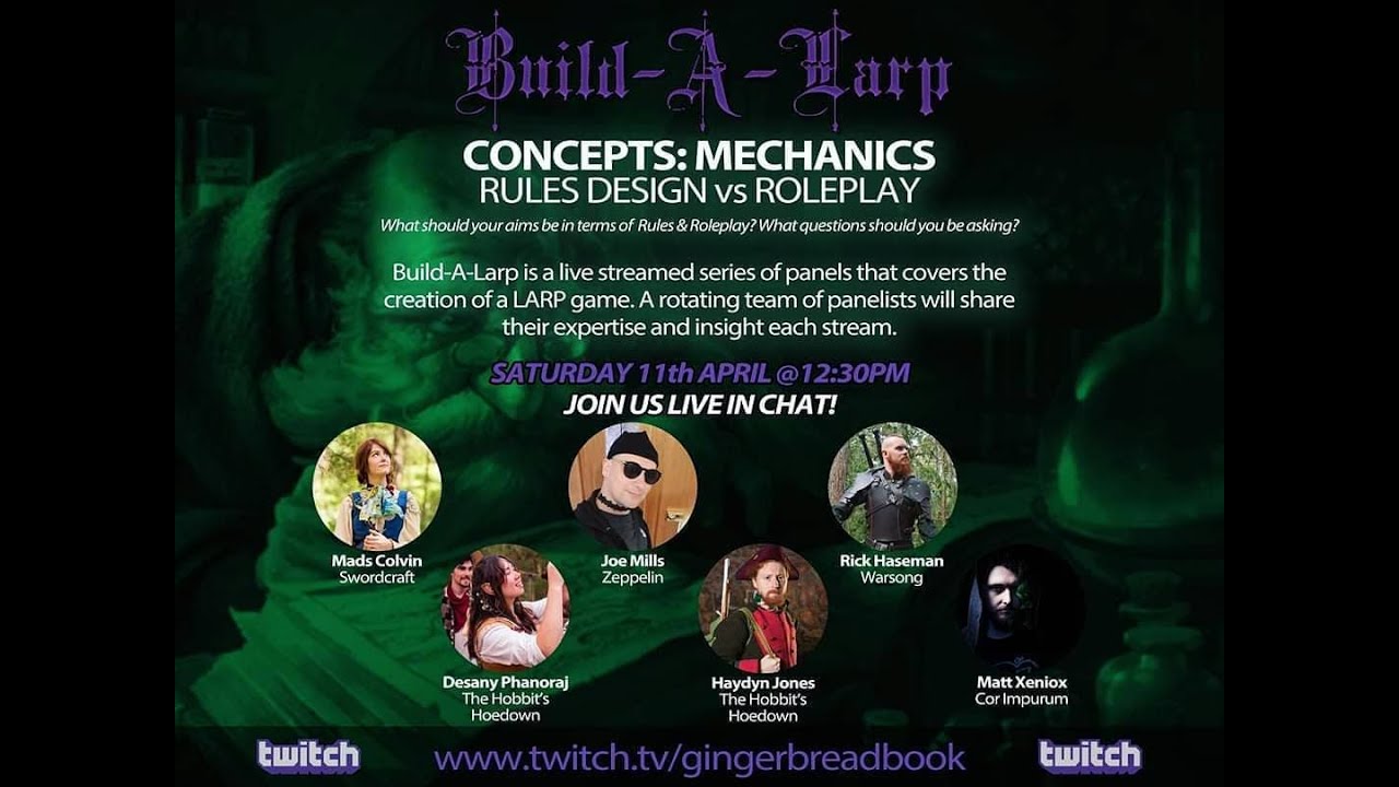 Build-A-LARP: Concepts - Mechanics (Roleplay VS Rules) - YouTube