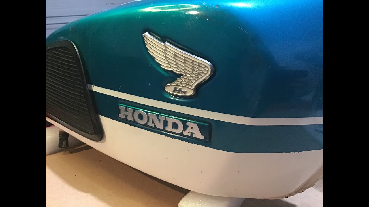 Honda CB350 Tank Emblem Replacement - YouTube