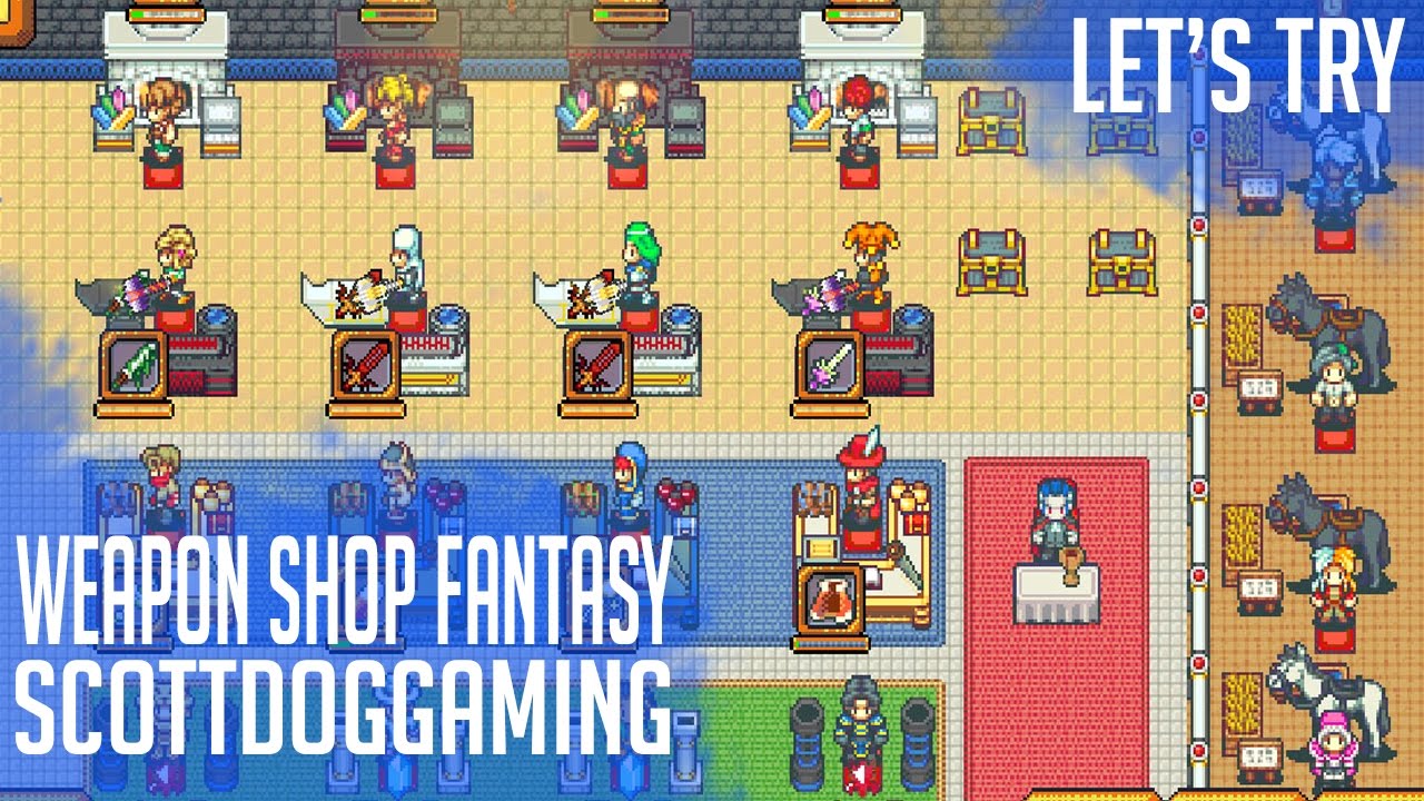 Weapon Shop Fantasy 🗡Gameplay Let's Try Brand New Games ...