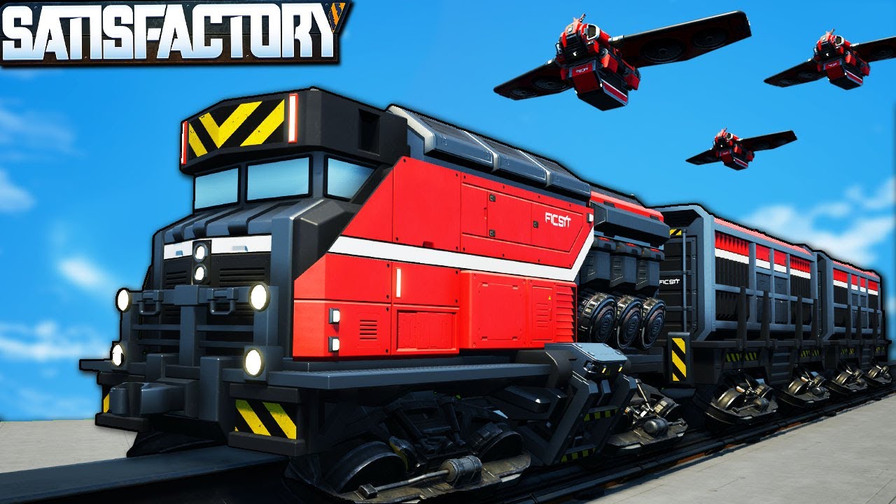 Bringing EVERYTHING in for our Mega Project in Satisfactory! - YouTube