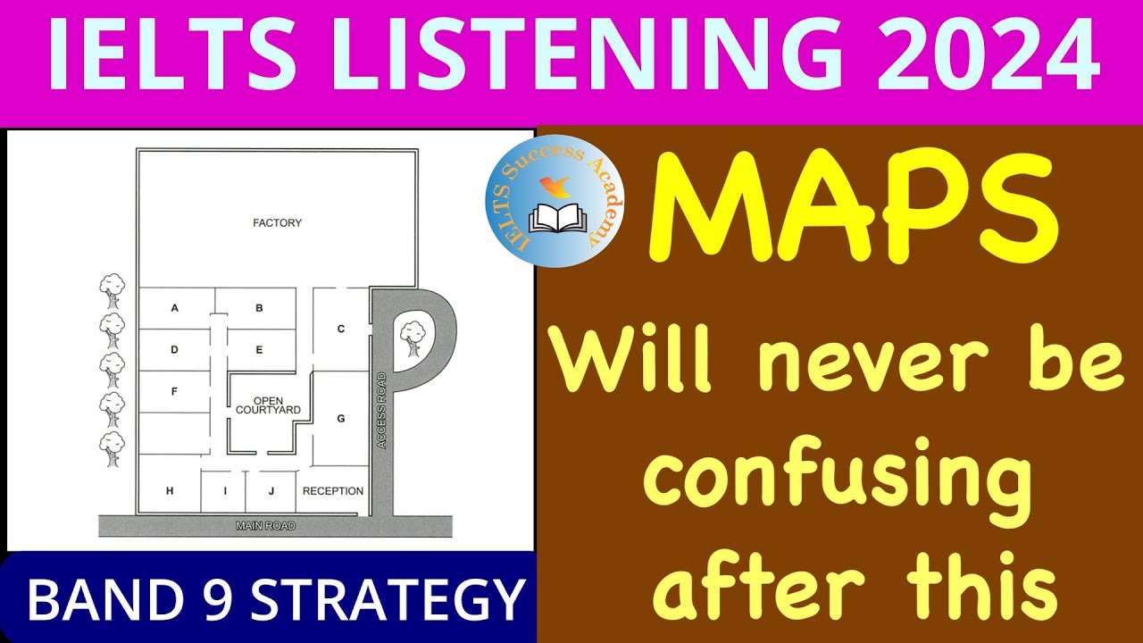 IELTS Listening Practice 2024 | MAPS | Band 9 Strategy-Very Easy Method ...