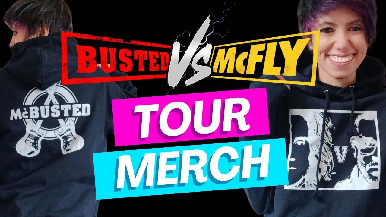 Fangirl Podcast: I Designed McBusted Merch for Busted Vs Mcfly Tour ...