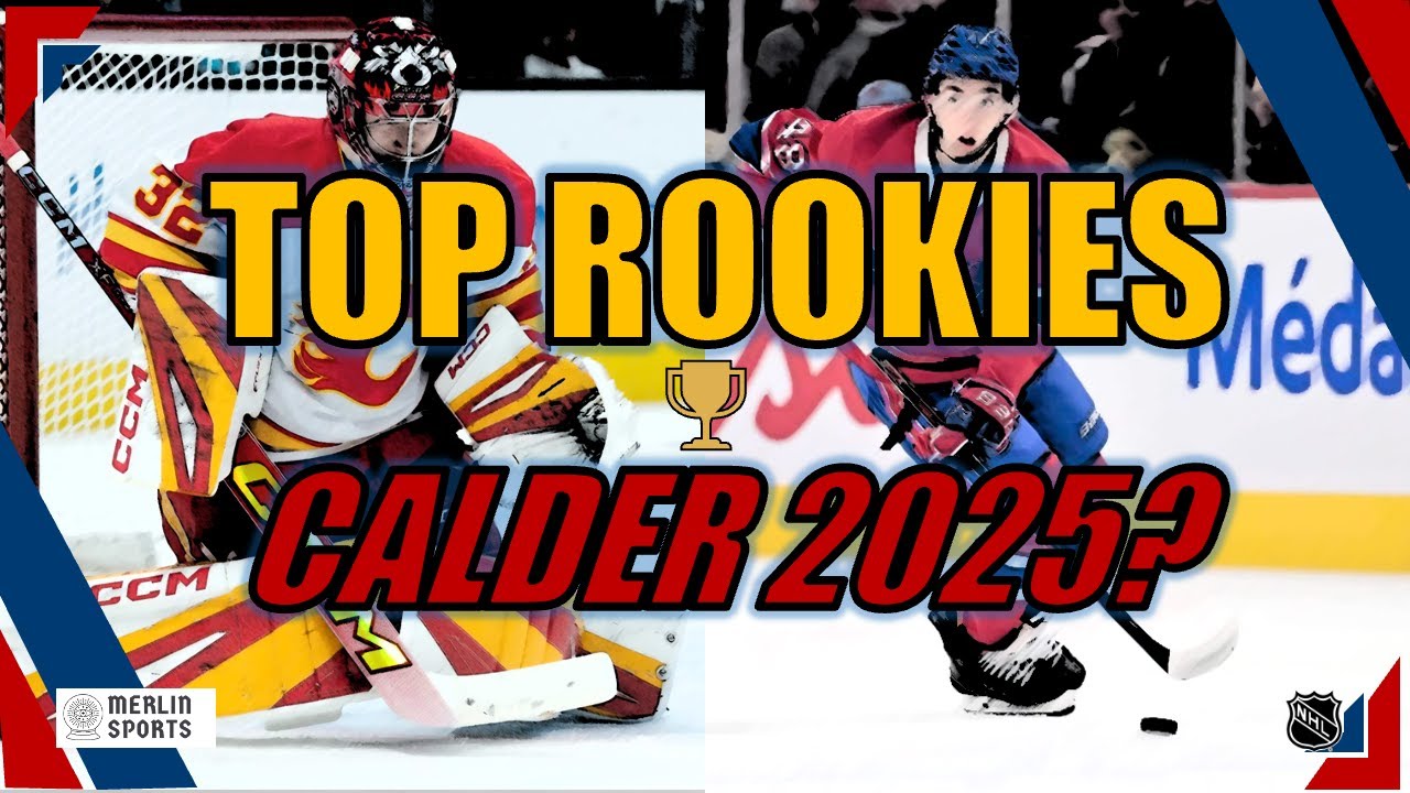 Top NHL Rookies of 2024-25: Who's Winning the Calder Trophy? - YouTube