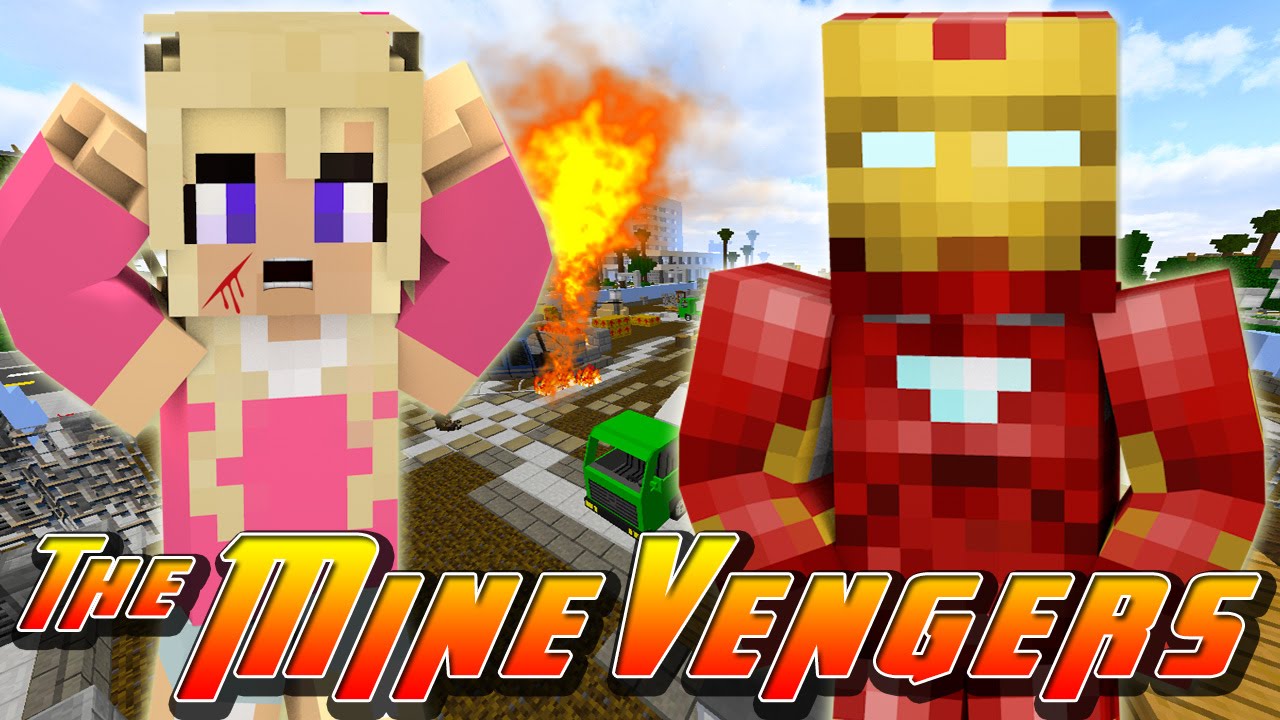Minecraft MineVengers - RESCUING HOLLY AND THE MAYOR!!! - YouTube
