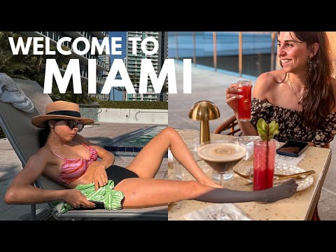 Miami VLOG ✈️ || City influencer, Jet ski, Vizcaya Museum, Pool party and more Travel Vlogs // nazli