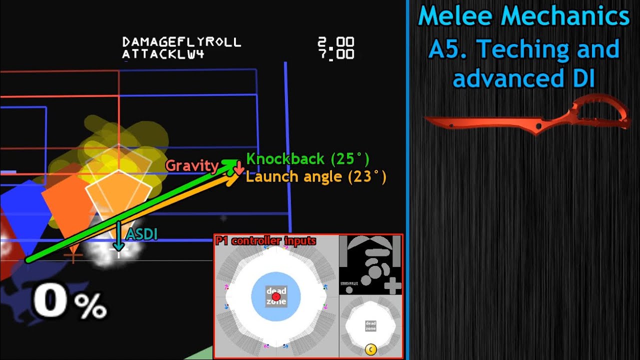 Teching and advanced DI (Double Stick DI, Multiple Smash DI) in Super ...