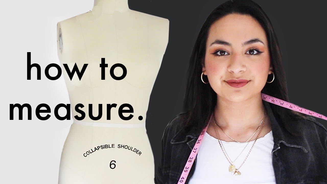 FUNDAMENTAL FASHION DESIGN SKILL | how to measure a mannequin - YouTube