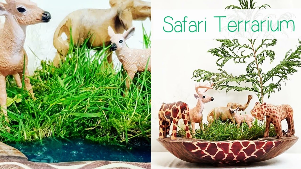 Terrarium Planter DIY *with Fake Water Hack* - Room Decor. Craft Ideas ...