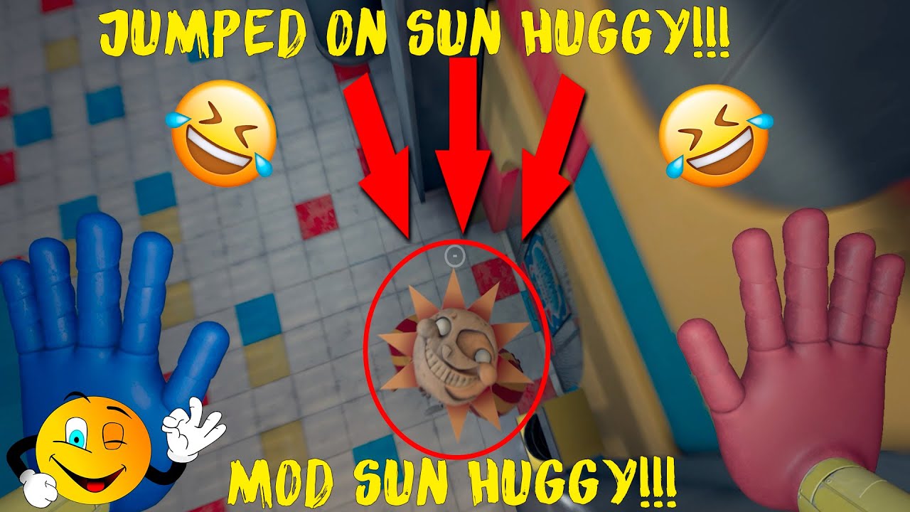 Jumped on Sun Huggy Wuggy | Mod Sun Huggy | Poppy Playtime - YouTube