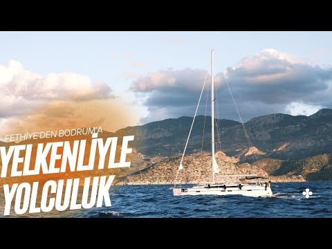 FIRTINALI HAVADA YELKENLİYLE FETHİYE'DEN BODRUM'A GİTTİK