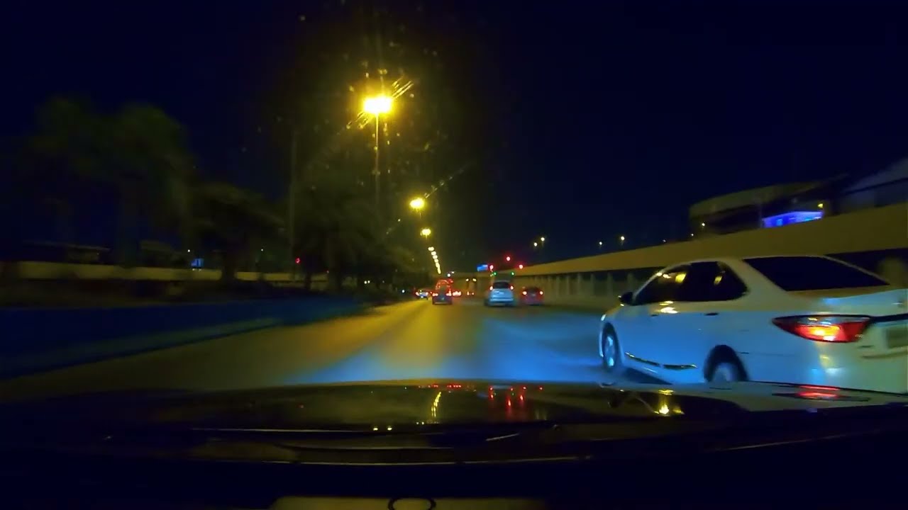 ASMR Highway Driving at night, trip to Al Kharj - Riyadh, Saudi Arabia ...