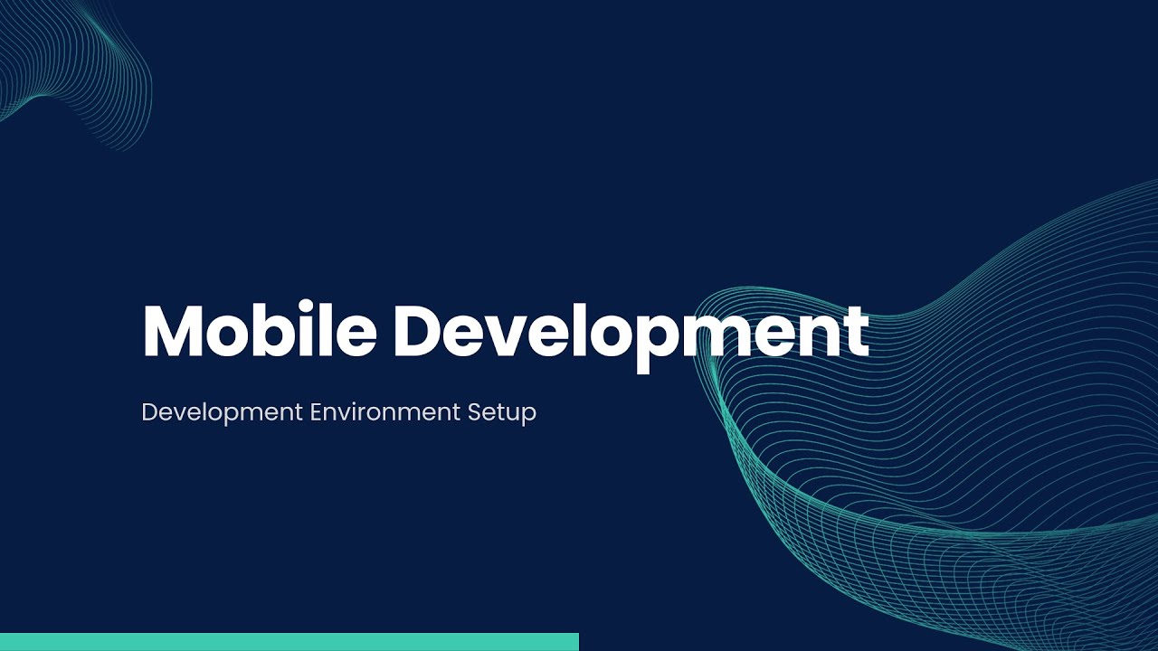 Mobile App Development - Environment Setup - YouTube