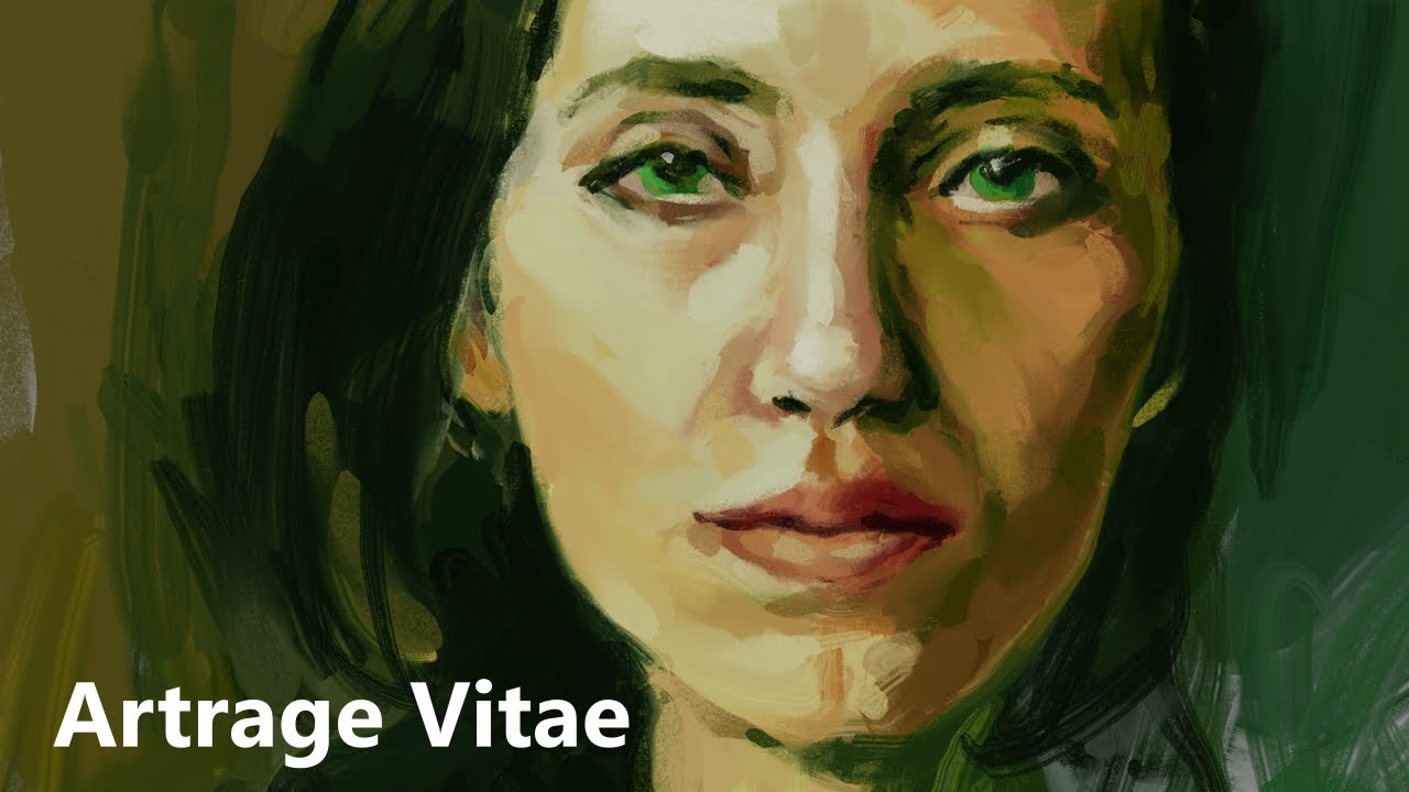 27 05 2022 - digital painting timelapse - Artrage Vitae - YouTube