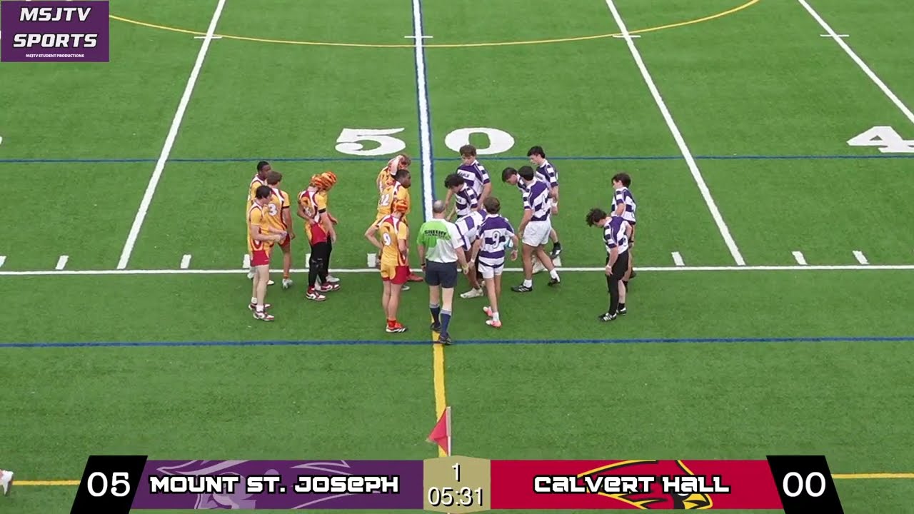 Mount St. Joseph Varsity Rugby VS Calvert Hall - YouTube