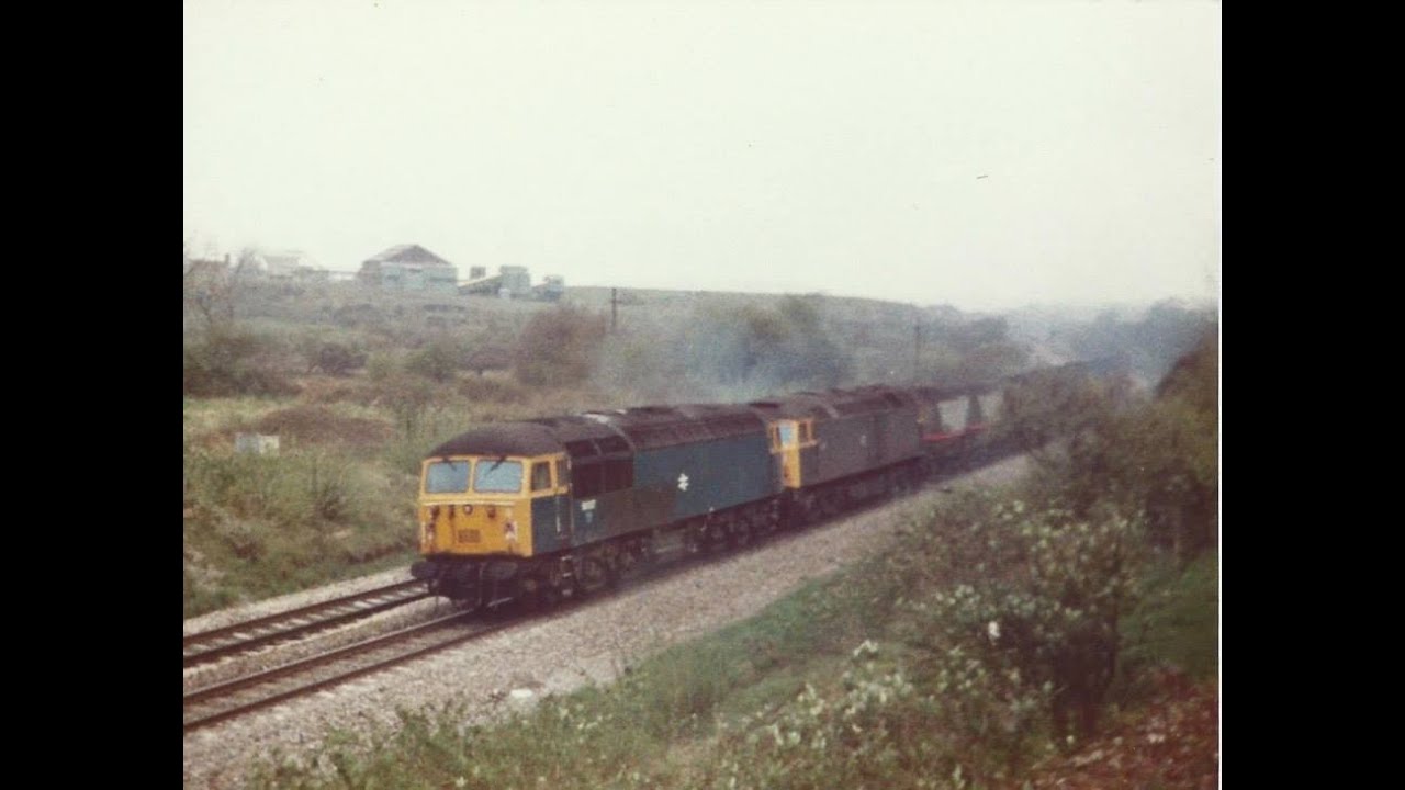 Llanharan Opencast Class 56 No. 56043 working in tandem with 47901 (58 ...