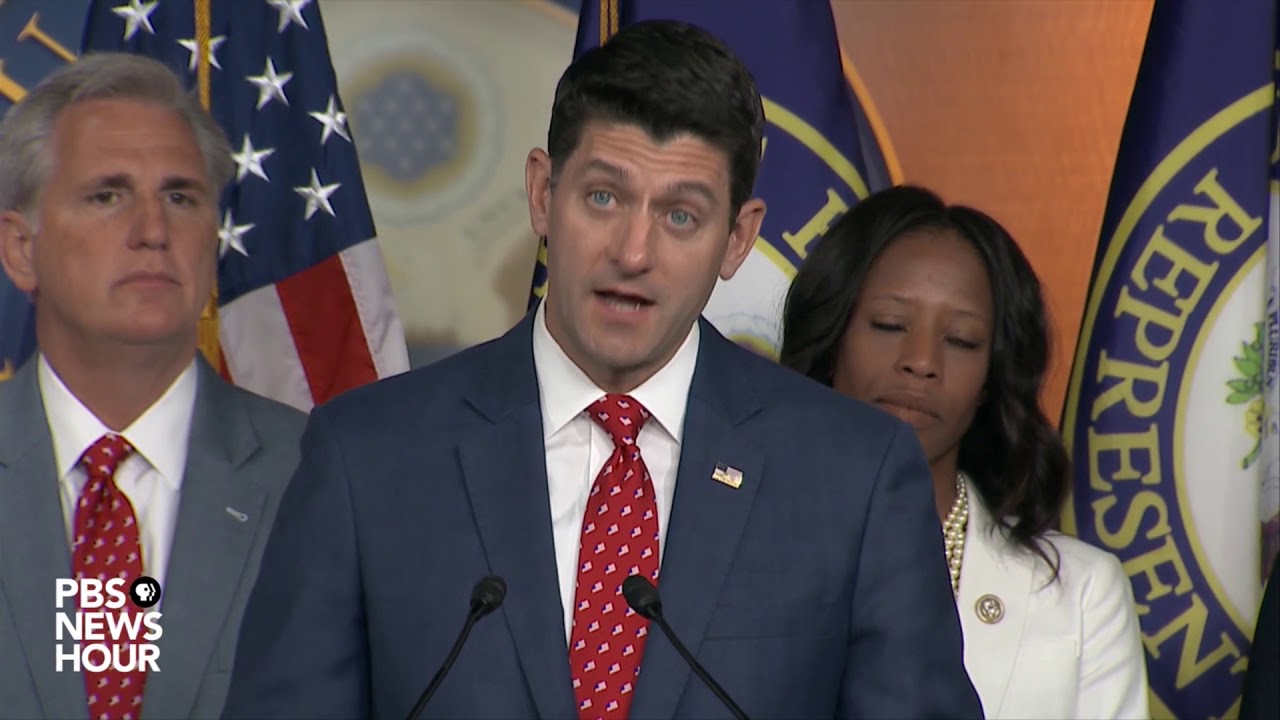 WATCH: House Republican leaders hold news briefing - YouTube