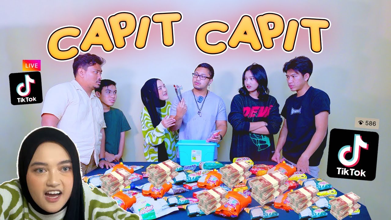 ANJAY TEAM COBAIN CAPIT CAPIT YANG VIRAL DI TIKTOK w/ @IndiraKalistha ...