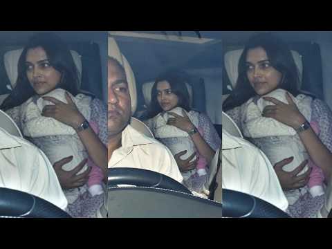 Deepika Padukone spotted with her 2nd Daughter and Dua and Got Discharge from Hospital!