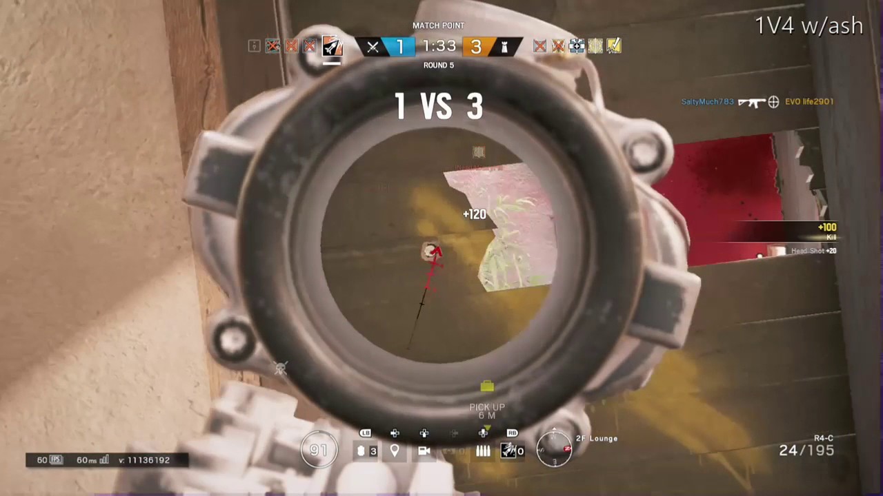 Tom Clancy's Rainbow Six Siege some ash gameplay - YouTube