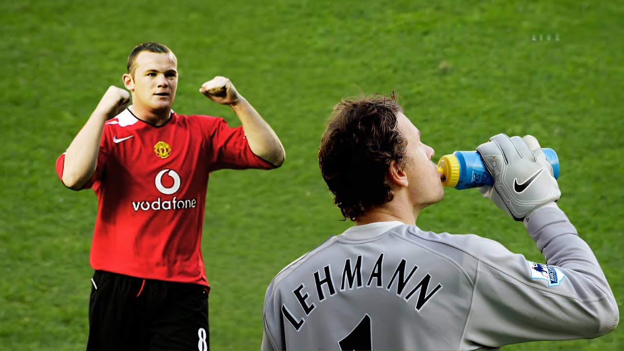 The day Wayne Rooney showed no mercy to Jens Lehman - YouTube