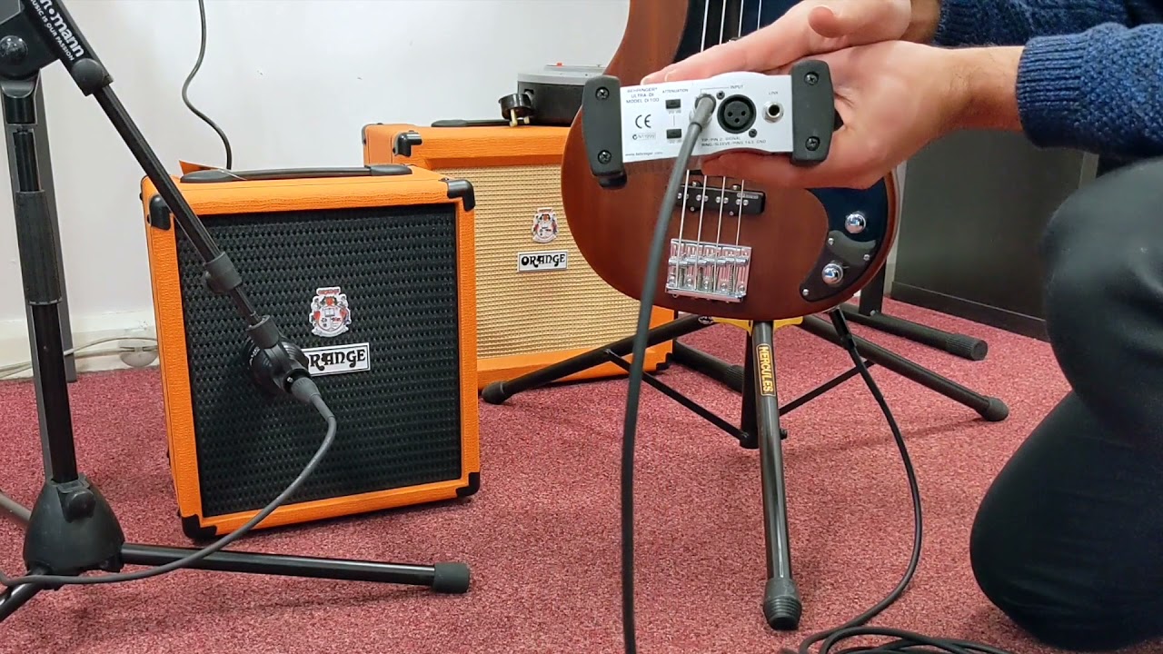How To Record Electric Bass Or Guitar Using A Mic And DI Box YouTube How To Record Electric Bass Or Guitar Using A Mic And DI Box YouTube