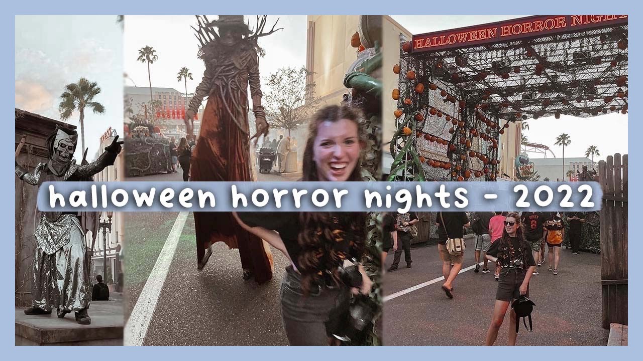 come with me to halloween horror nights - 2022 | my first time at hhn ...