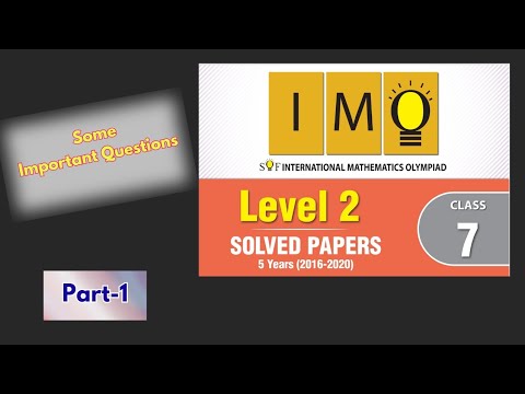 IMO Class-7 (Level-2) Solved Question |Previous Year Papers(2015-16 to ...