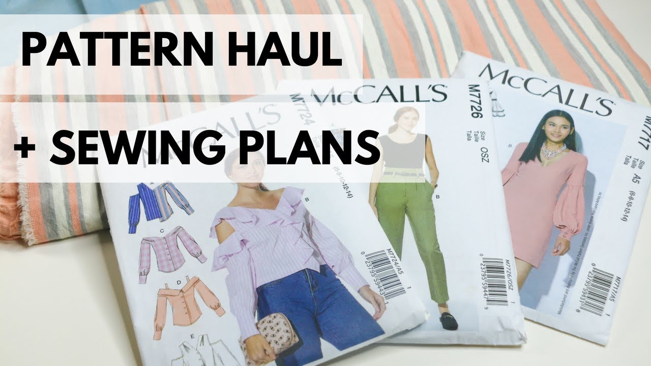 PATTERN HAUL + SEWING PLANS - ROSY PENA - YouTube