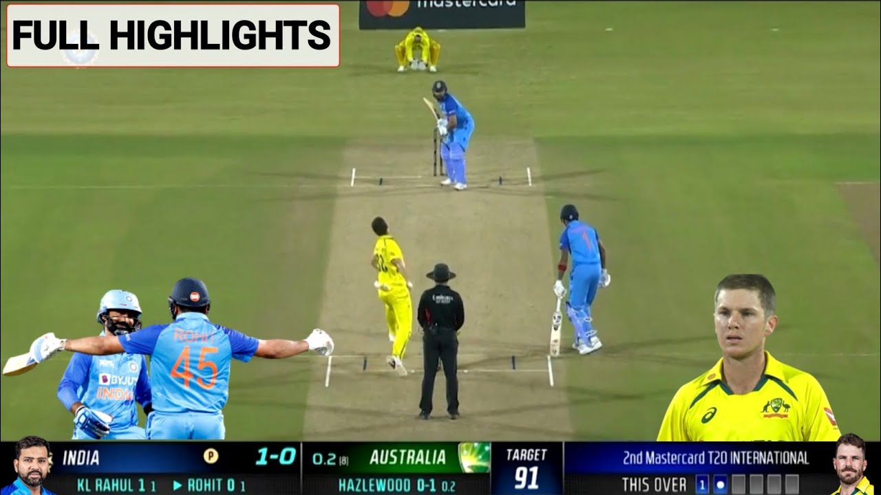 India vs Australia 2nd T20 Match Full Highlights - IND vs AUS Today ...