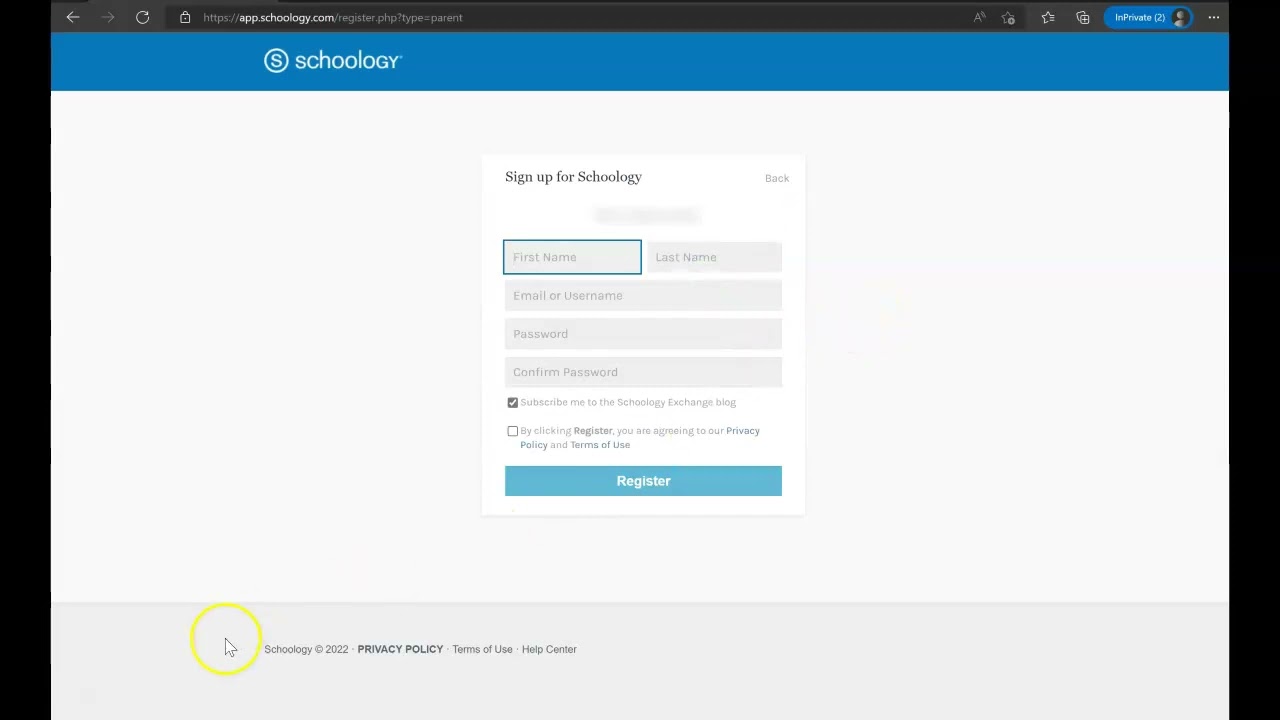 Creating a Parent Schoology Account - YouTube