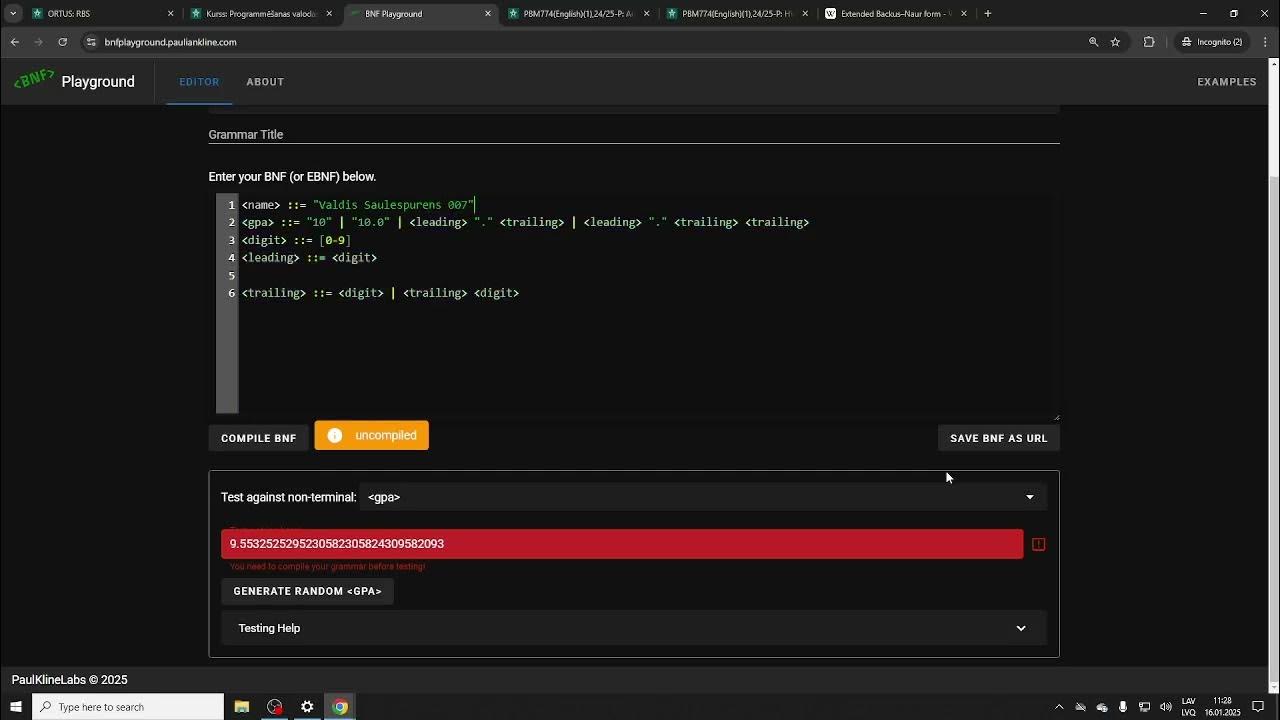 Programming Languages - Parsing, Tokenization, Regular Expressions PBM774 2025 01 16 - YouTube