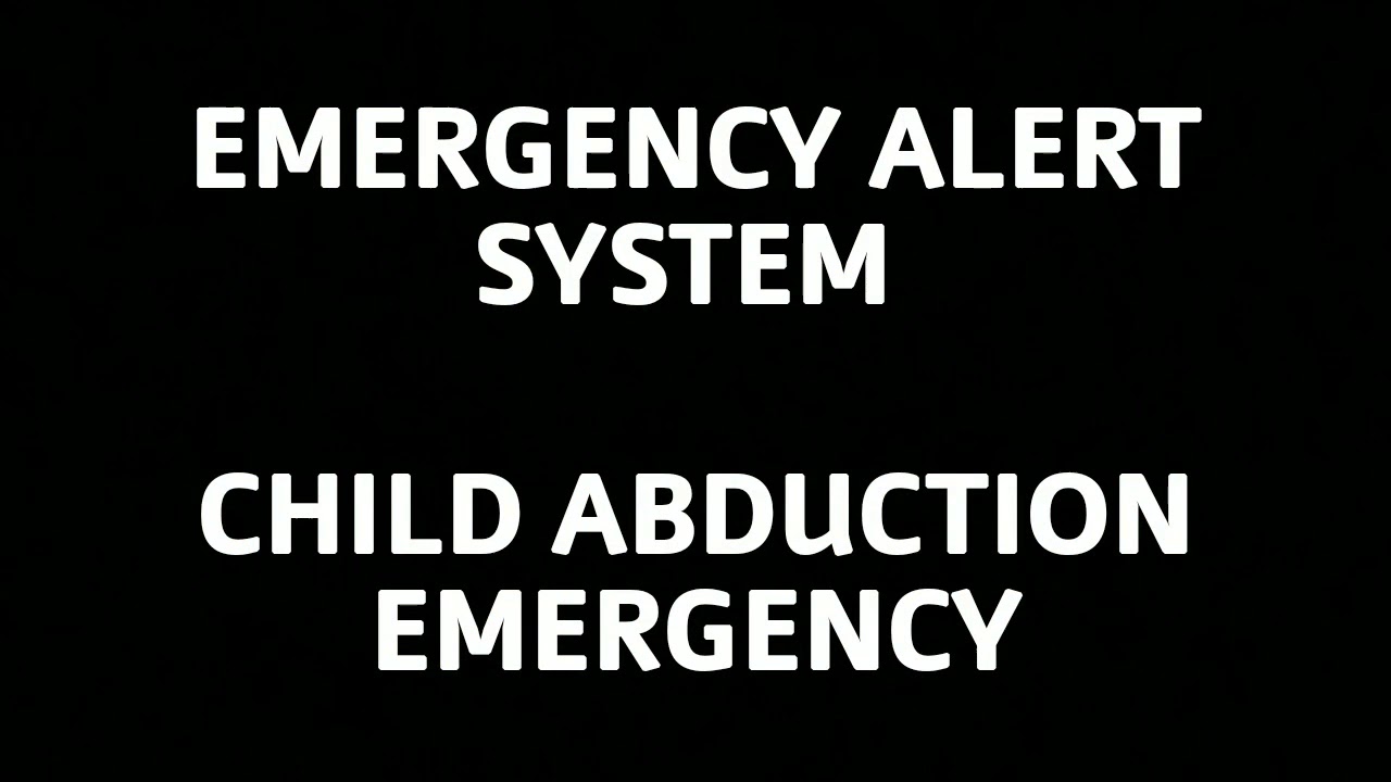 EAS Amber Alert 11/22/2019 - YouTube