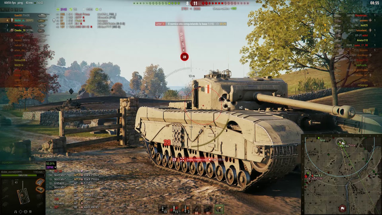 World of Tanks - T54 mod 1 top tier carry - YouTube