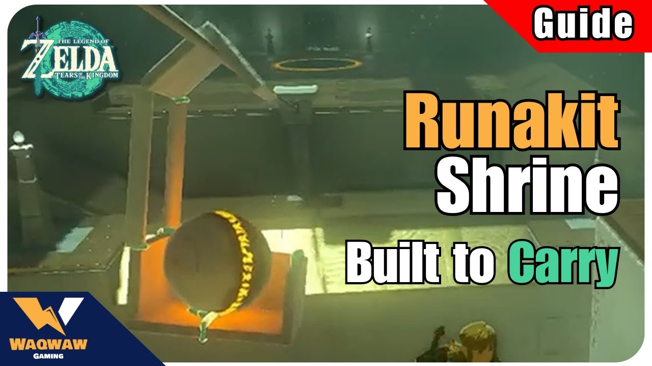 Runakit Shrine Guide Puzzle Solved!! The Legend of Zelda Tears of the ...