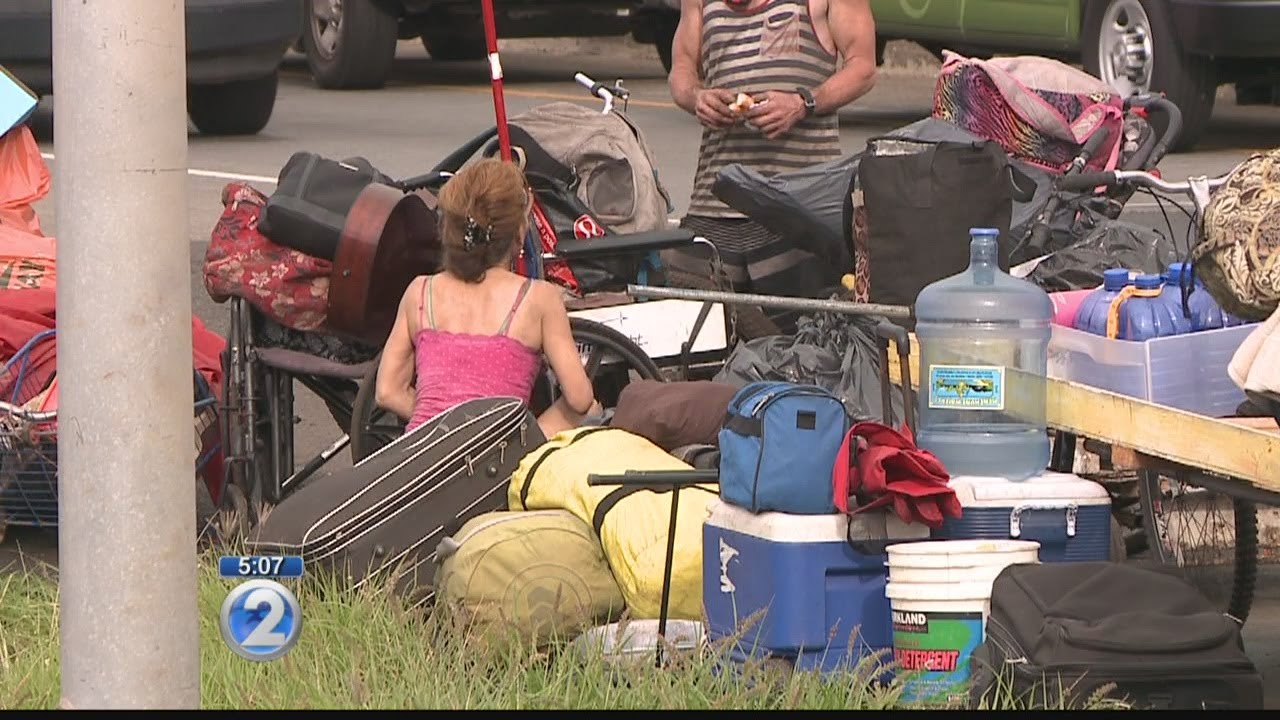 Homeless unable to return after large sweep under Nimitz Hwy. viaduct ...