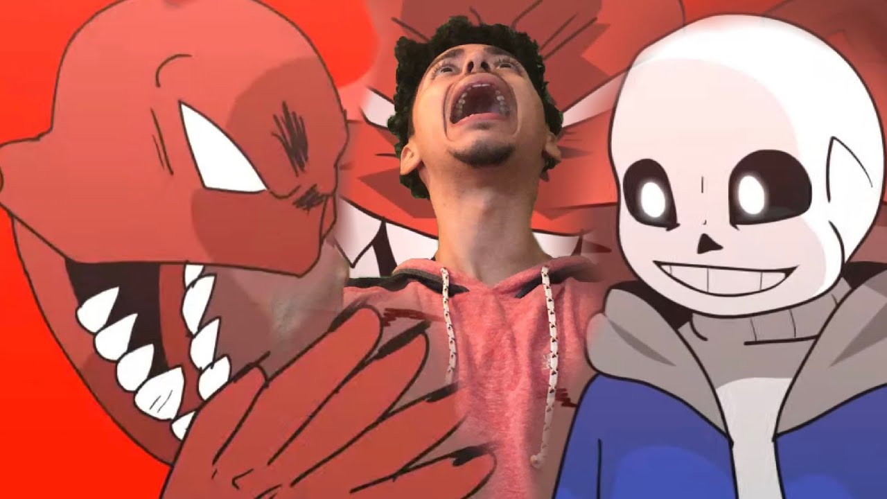 ULTIMATE JESTER FACE OFF! | Tricky vs Sans (Animation) REACTION! - YouTube